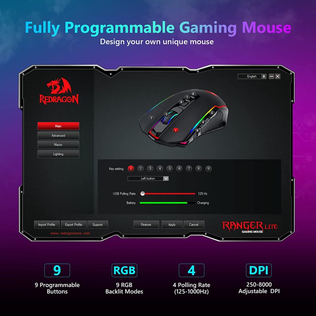 Redragon M910-KS Ranger Lite Gaming Mouse 2023 Review - Game Gavel